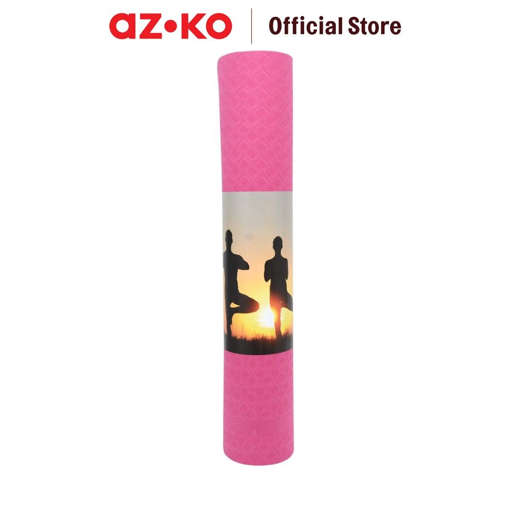 Jual AZKO Alph Matras Yoga Tpe 0.5 Cm - Pink | Shopee Indonesia