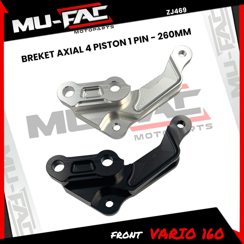 Jual Breket Kaliper AXIAL 4 PISTON VARIO 160 UK 260MM MUFAC | Shopee ...