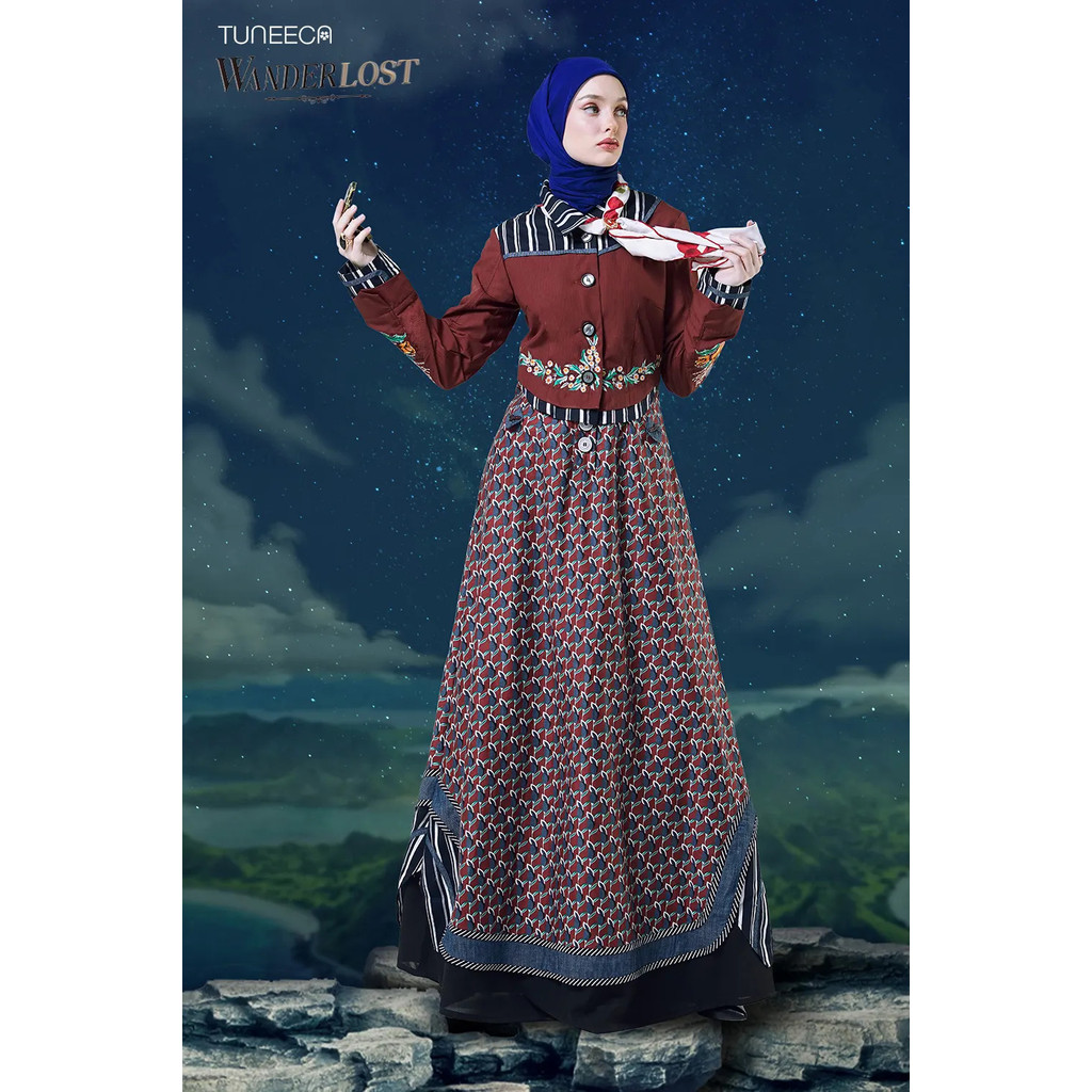 Jual TUNEECA Gamis Marina Solace - T-1224003 | Shopee Indonesia