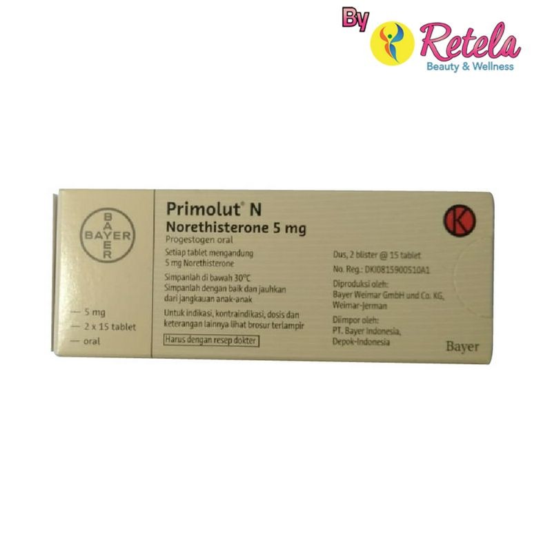 Jual PRIMOLUT N 5MG 1 STRIP 15 TABLET | Shopee Indonesia
