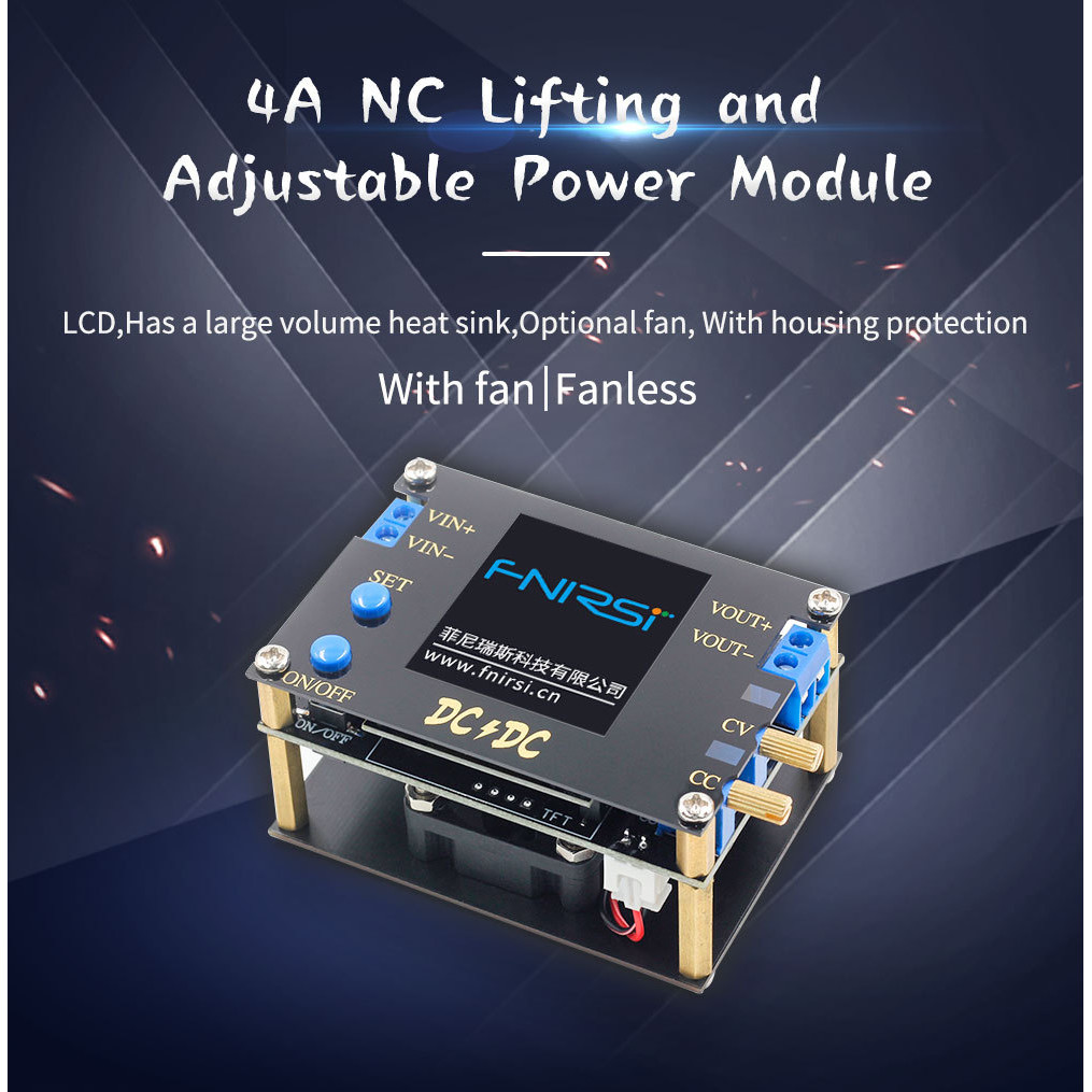 Jual FNIRSI DC DC Automatic Boost/Buck Converter CC CV Power Module 0.5 ...