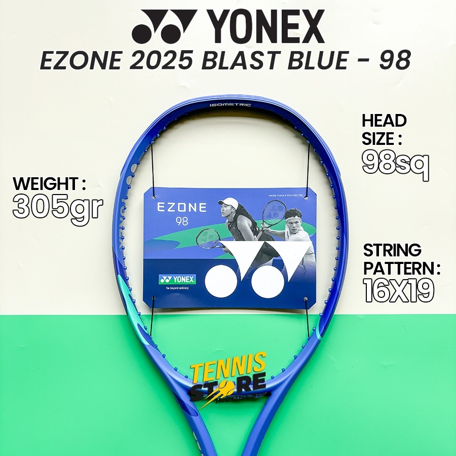 Jual Raket Tenis Yonex EZONE 2025 Blast Blue - 98 / 98sq / 305gr | Shopee Indonesia