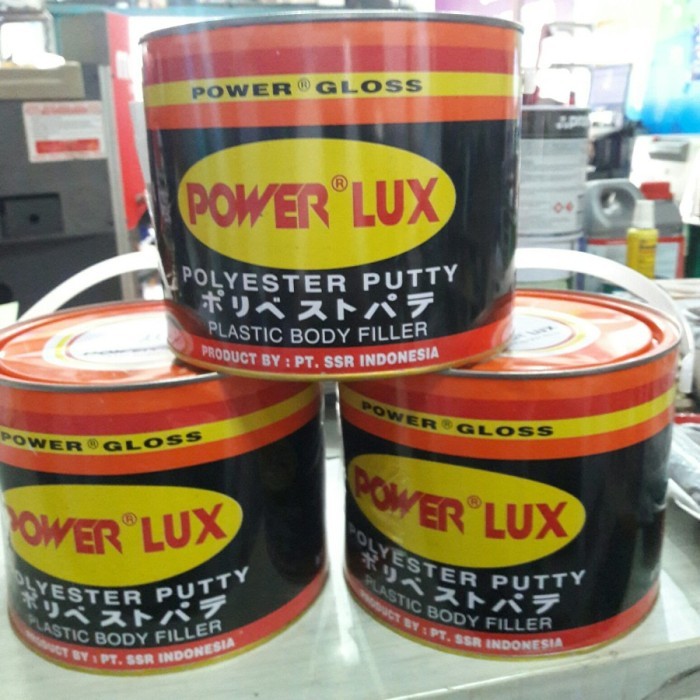 Jual POWER LUX Dempul Plastik Isi 4 Kg Cat Kayu Besi Pagar Kanopi Mobil Motor Powerlux Body ...