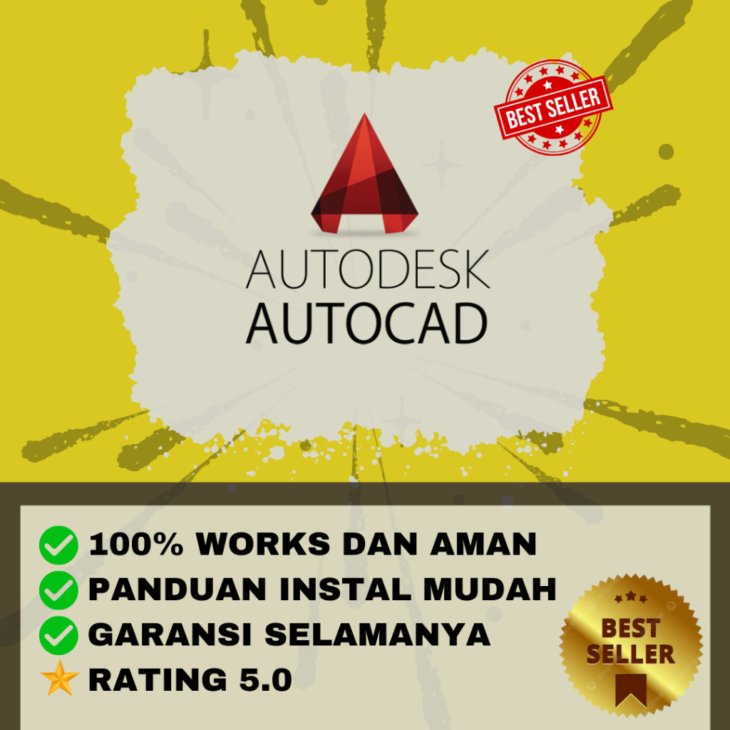 Jual Autodesk Autocad Software | (100% Works) Apikasi Autocad 2024 ...
