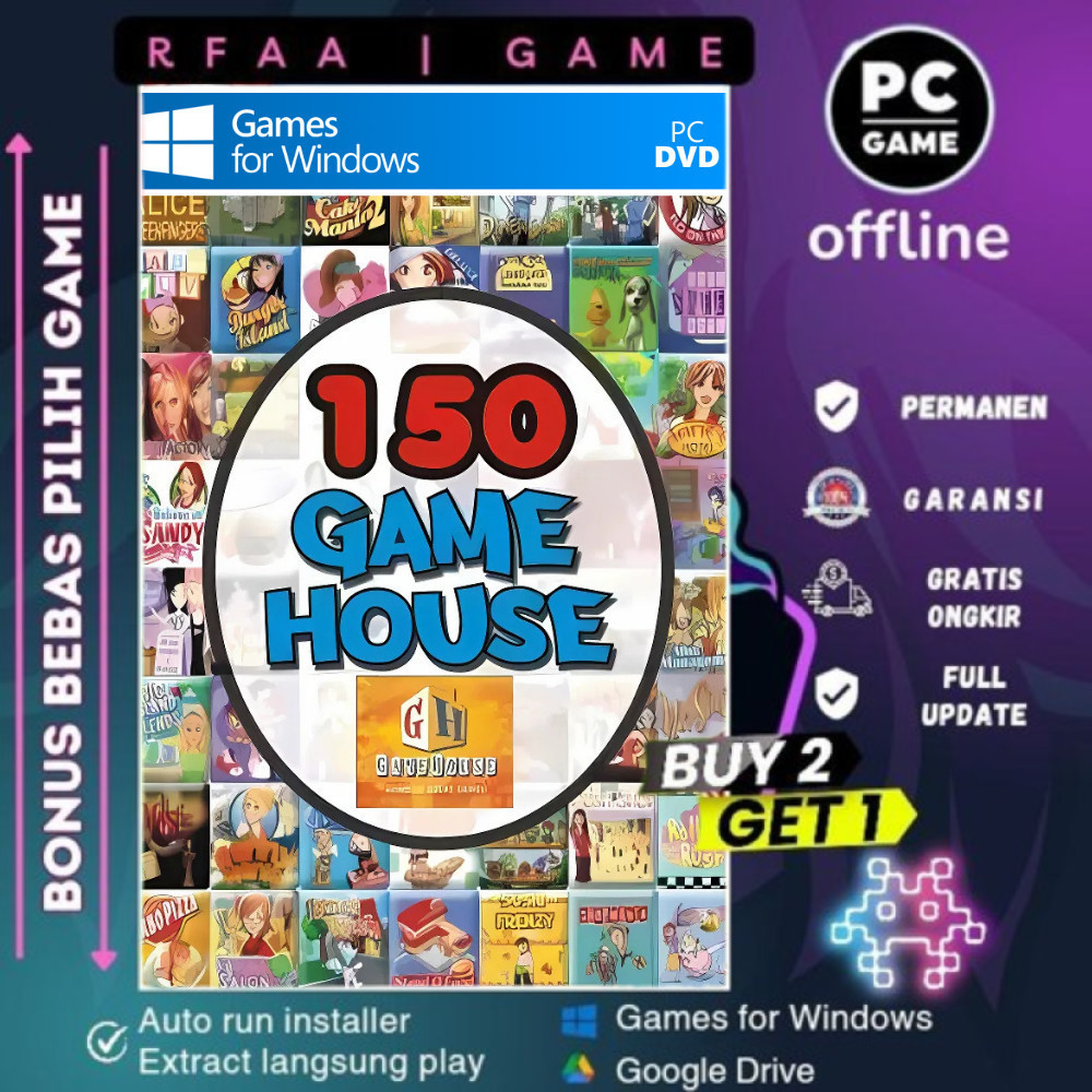 Jual GAMEHOUSE 150 GAMES COLLECTION | GAME PC - LAPTOP - DL | Shopee ...