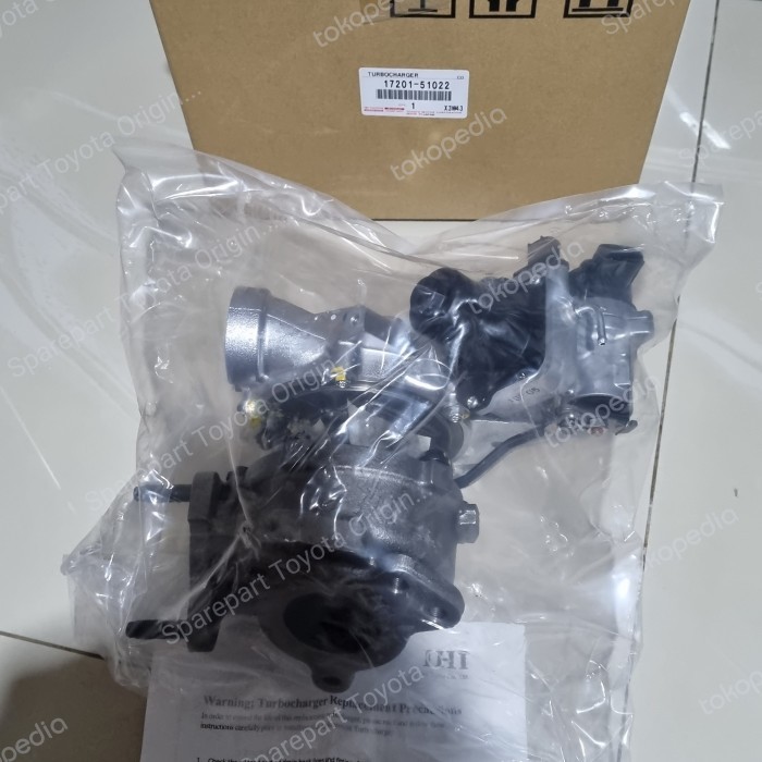 Jual Turbo Charger Diesel Land Cruiser VX200 VDJ200 1VD Kanan 17201 ...