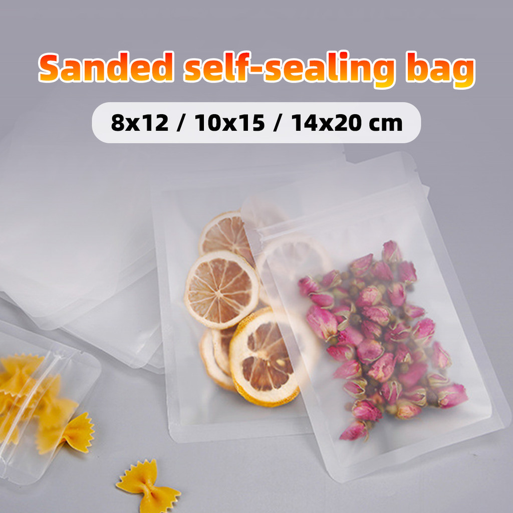 Jual 100PCS Stand pouch / Plastik Ziplock / Makanan Plastik Ziplock ...