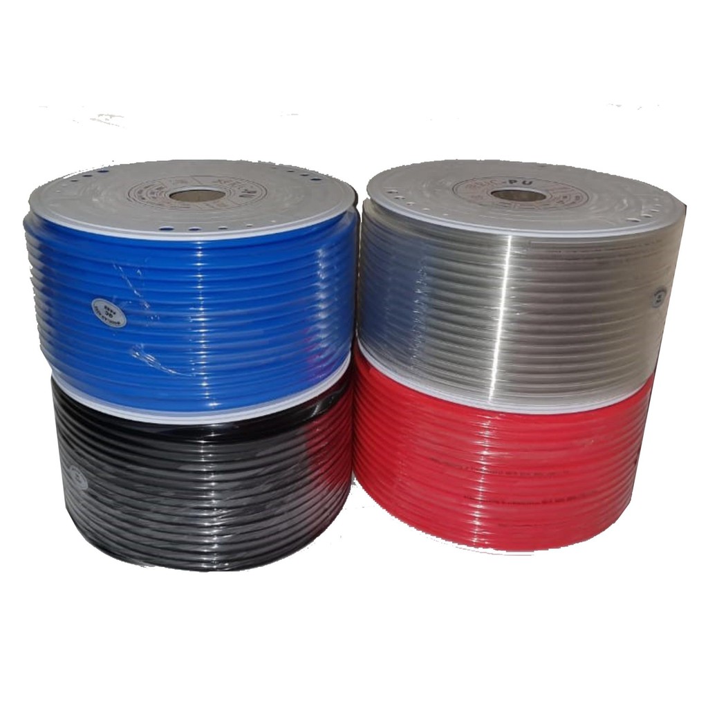 Jual Selang Angin Pu 16mm ( PollyUrethane ) Ukuran OD 16x12mm Harga Permeter 1 meter | Shopee ...