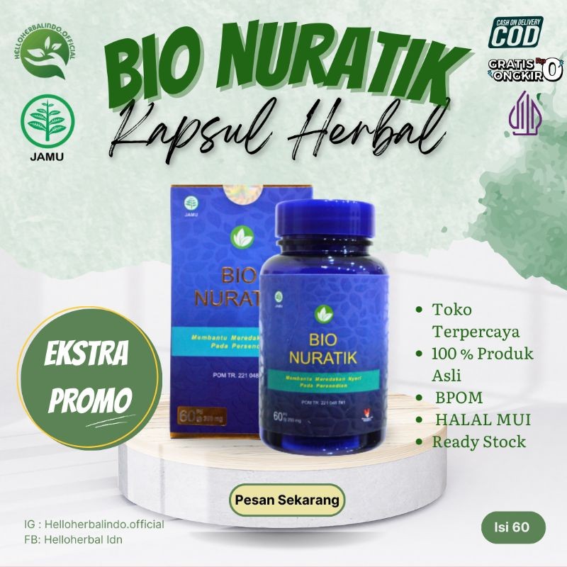 Jual BIO NURATIK - BIONURATIK - OBAT HERBAL BIO NURATIK | Shopee Indonesia