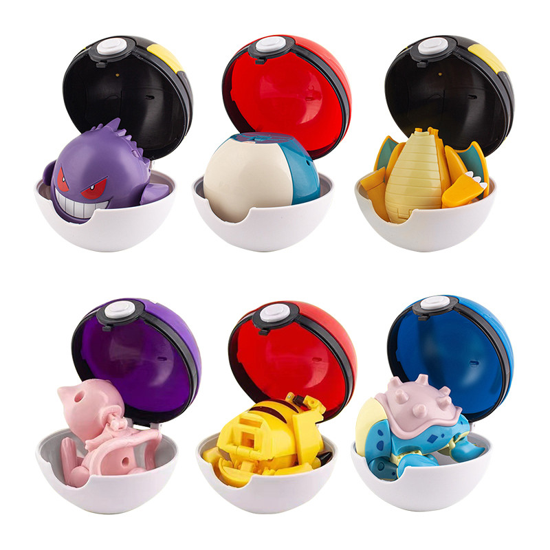 Jual Pokemon Pokeball Box Set Toys Pocket Monster Pikachu ASH-Greninja ...