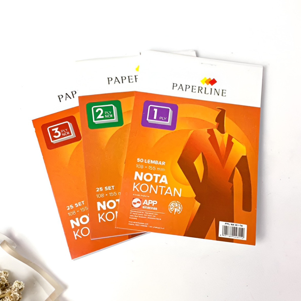 Jual Nota Kontan Paperline Kecil 1 Ply / 2 Ply / 3 Ply - Nota Kontan ...