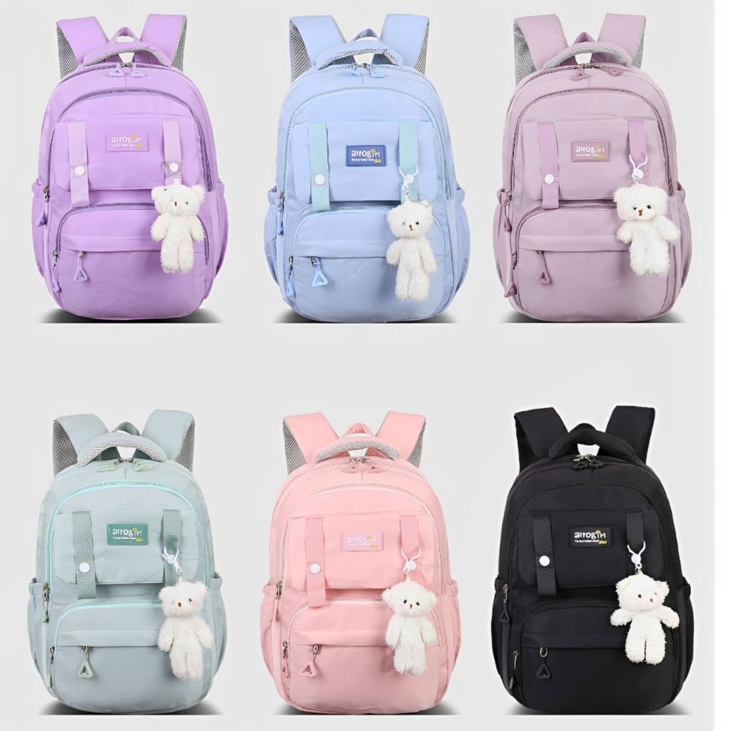 Jual Akap Collection - Tas Ransel Backpack Sekolah Anak Perempuan Alto Girl Original Boneka Bear ...