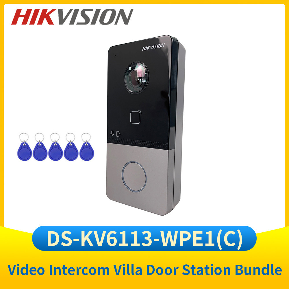 Jual Hikvision DS-KV6113-WPE1(C) Video Doorphone for Villa Outdoor wireless IP Video Intercom ...