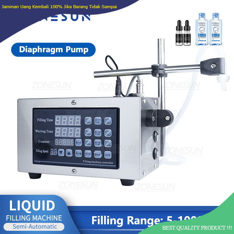 Jual ZONESUN Liquid Filler Digital Control Footswitch Semi-Automatic ...