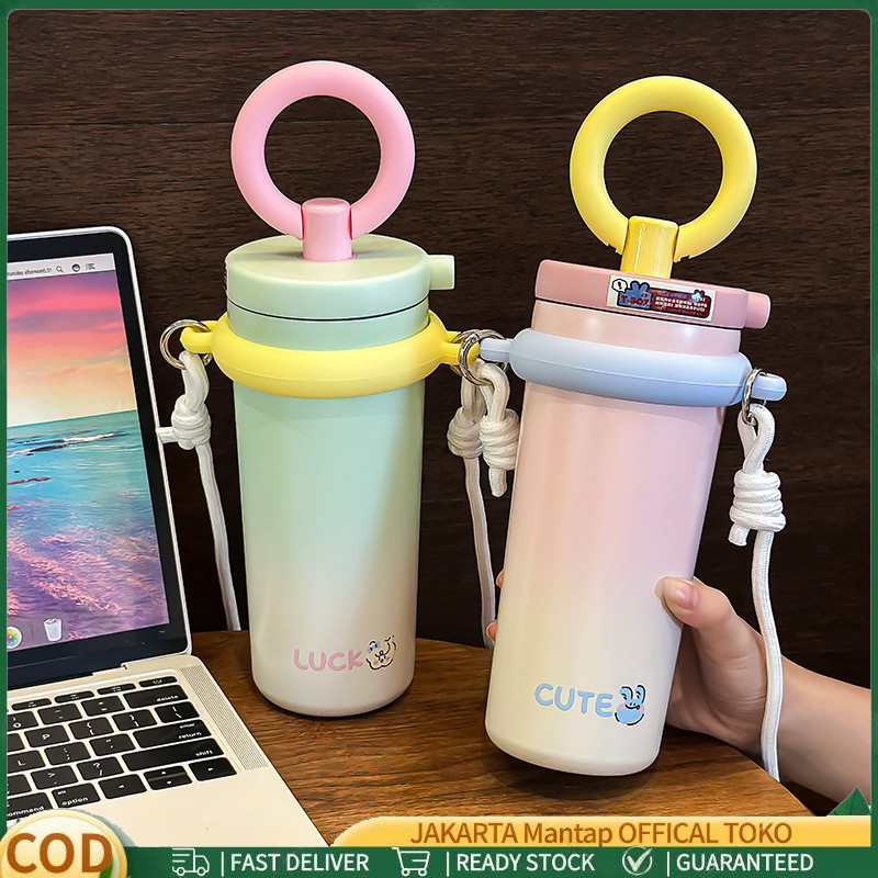 Jual Tumbler Stainless Circle Handle with Strap 720ml SUS316 / Tumbler ...