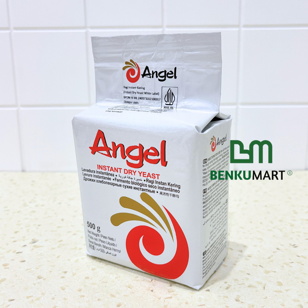 Jual Ragi Instan Angel WHITE - Instant Dry Yeast (500gr) | Shopee Indonesia