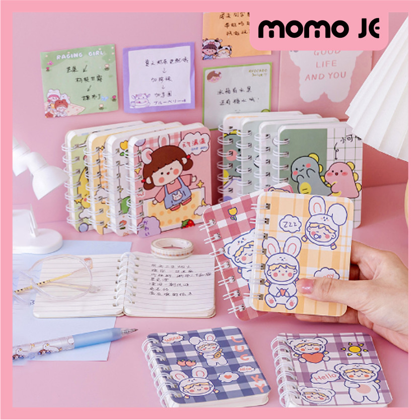 Jual MOMO JE B5865 Notebook Ring Motif Buku Catatan Ring Buku Mini Alat ...