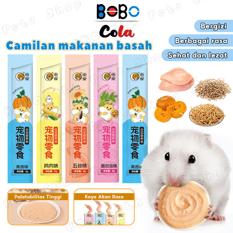 Jual Cemilan Hamster Snack Basah Hamster Nutritional Strip Hamster ...