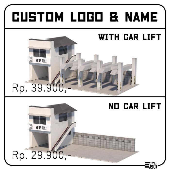 Jual RAZ Diorama Papercraft Building -Collector's Garage- - Custom Logo ...