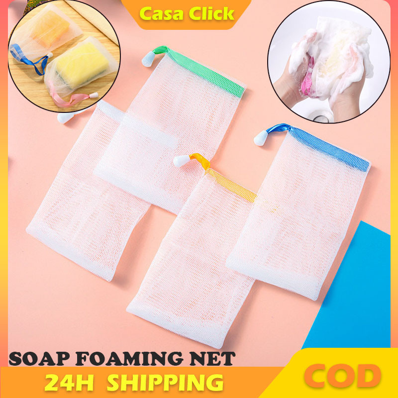 Jual 10PCS Jaring Busa Sabun Mandi/Soap Foaming Net Double Layer/Jaring ...
