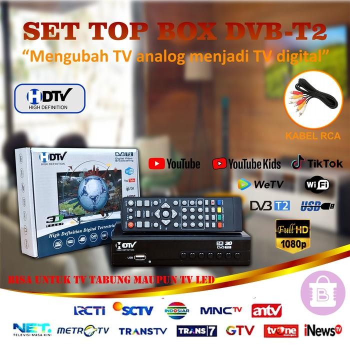 Jual SET TOP BOX DVB T2 | Decoder TV Siaran Digital | Receiver STB ...