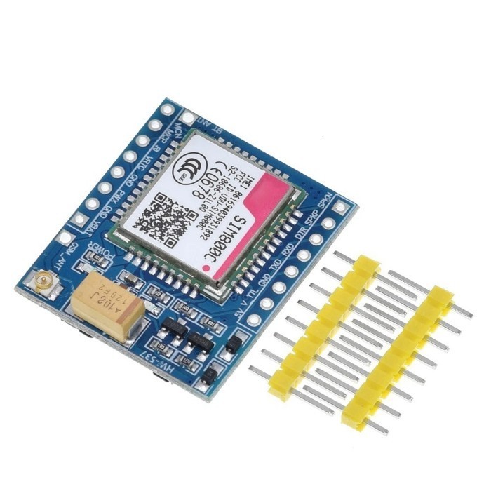 Jual 5V 3.3V SIM800C GSM GPRS Electronic PCB Board Module TTL ...