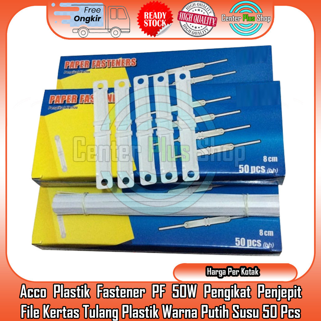 Jual JK Acco Paper Fastener Pf 50w Plastik Praktis Pengikat Map File ...