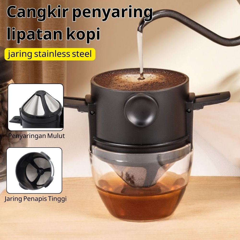 Jual Filter Coffee Dripper Filter Penyaring Kopi Portable Cone Coffee ...