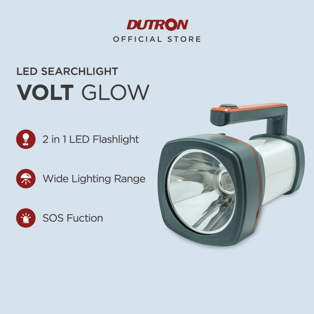 Jual DUTRON Volt Glow Senter LED Jumbo Dual Mode 25 Watt + 15 Watt ...
