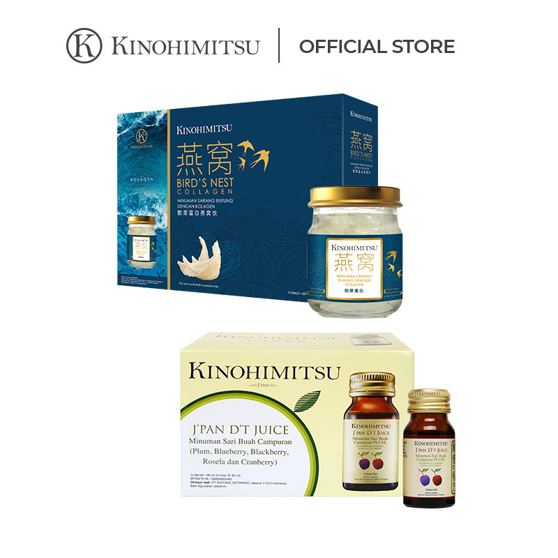 Jual Kinohimitsu Bird's Nest Collagen 75ml + J'Pan DT Juice Plum ...