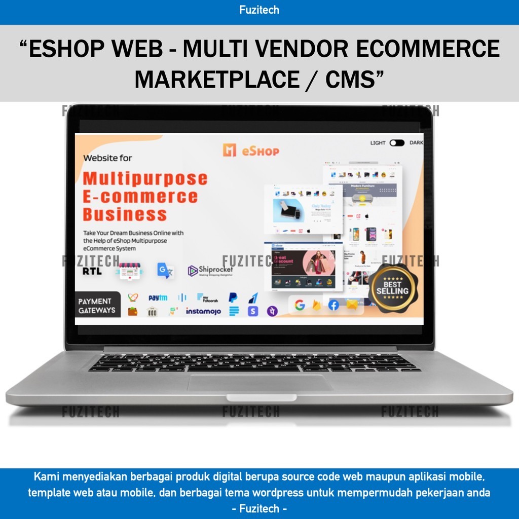 Jual SOURCE CODE APLIKASI WEB ESHOP WEB - MULTI VENDOR ECOMMERCE ...