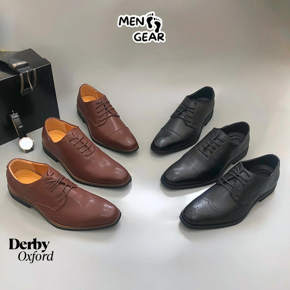 Jual MENFOOTGEAR Derby Oxford Sepatu Pria Sepatu Kerja Formal Sepatu ...