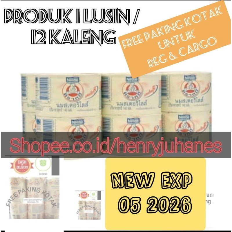 Jual Susu Beruang / Sterilized Milk / Bear Brand High Calcium 1 Lusin ...