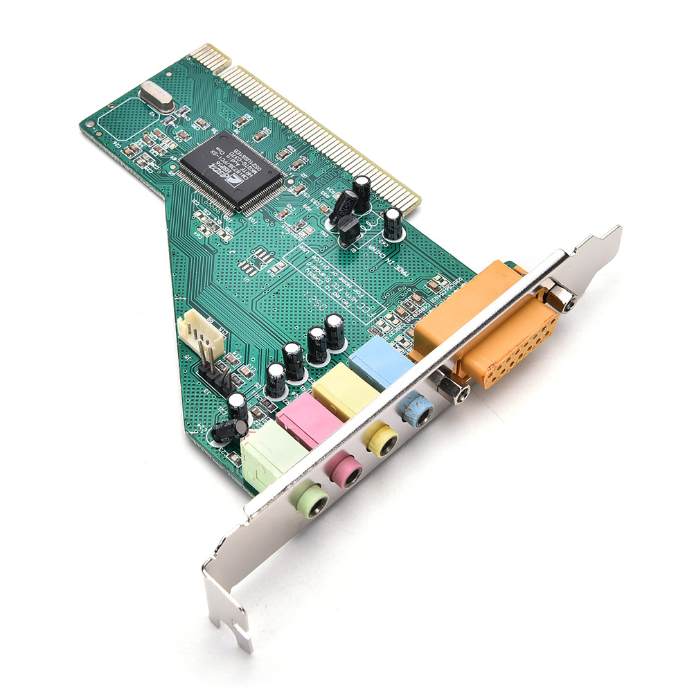 Jual 4 Channel 5.1 Surround 3D PC PCI Sound Audio Card w/Game MIDI Port ...