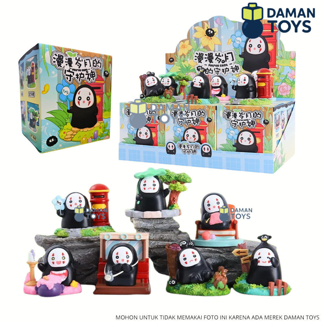 Jual Blind Box Figure Ghibli Series Kaonashi Spirited Away Patron Saint ...
