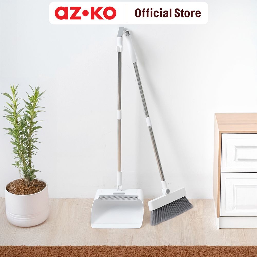 Jual AZKO Proclean Set Sapu & Pengki 4 In 1 - Putih Floor Cleaner Set ...
