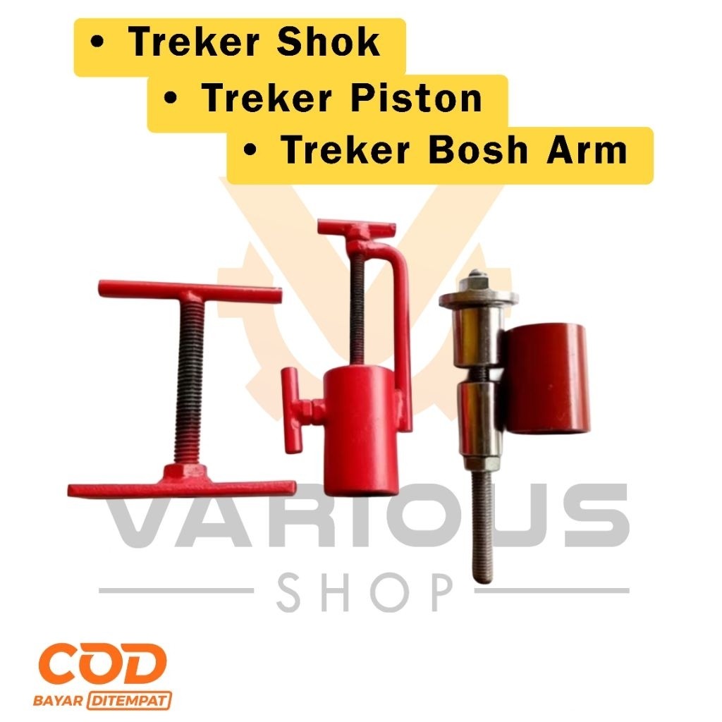 Jual Paket Hemat Treker shock depan Treker rem Cakram Treker Bosh arm ...