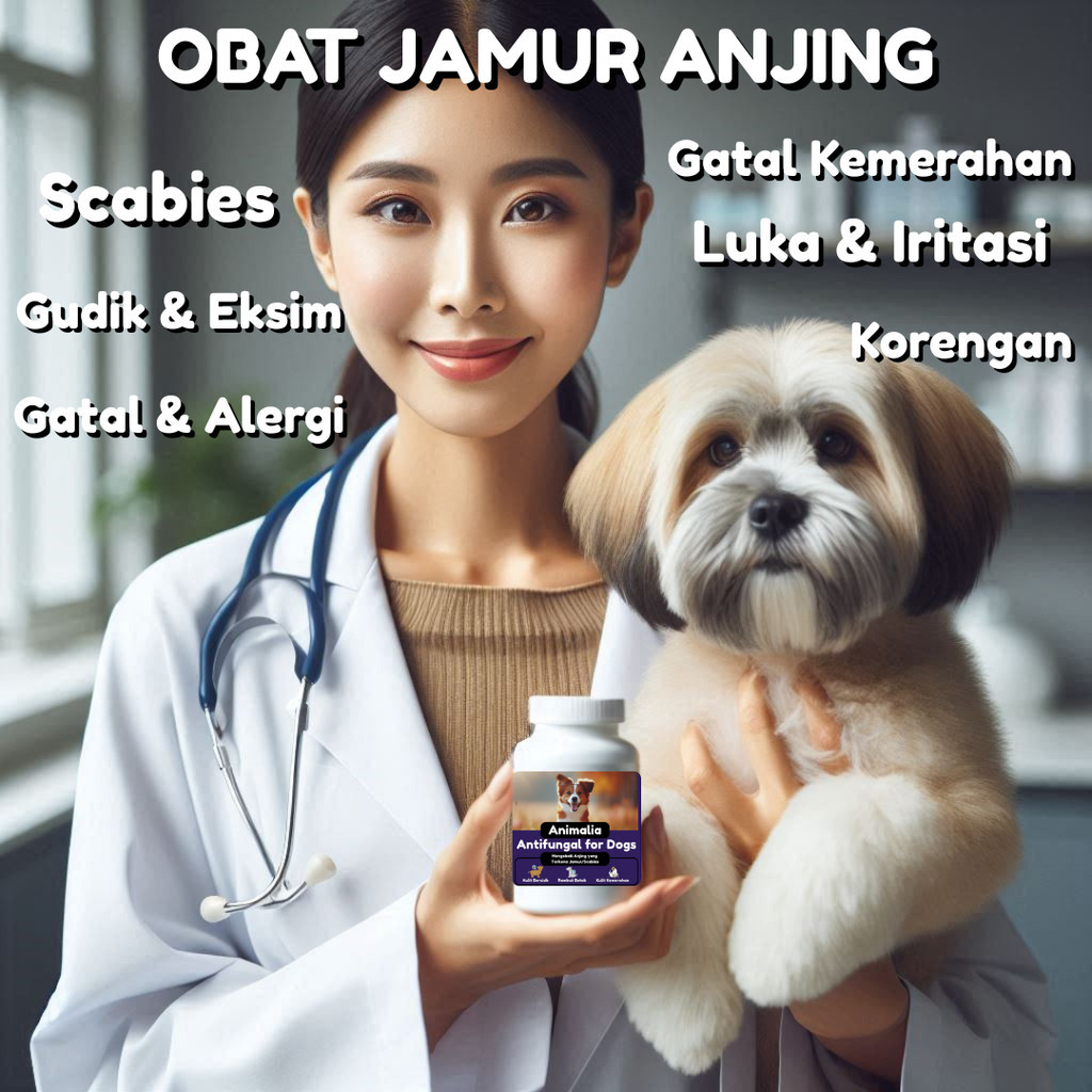 Jual OBAT GATAL ANJING KUCING JAMUR KULIT KEMERAHAN SCABIES EKSIM ...