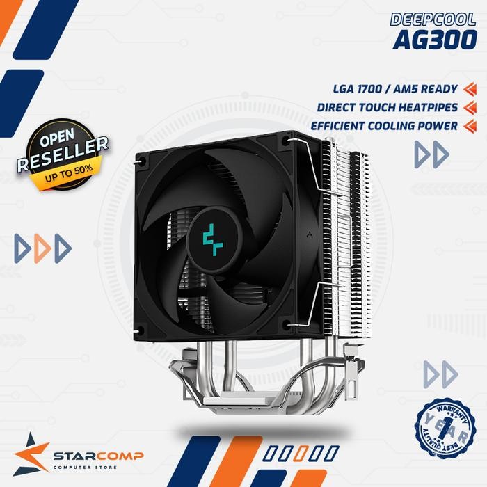 Jual Deepcool AG300 Single Tower CPU Cooler AG 300 | Shopee Indonesia