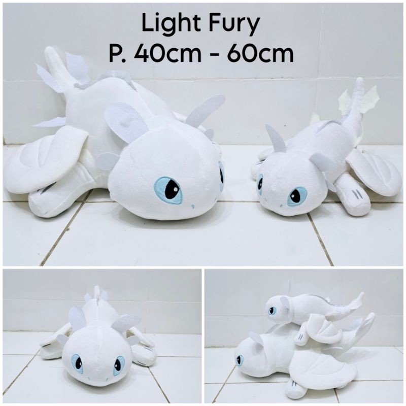 Jual Boneka TOOTHLESS / LIGHT FURY How To Train Your Dragon | Shopee ...