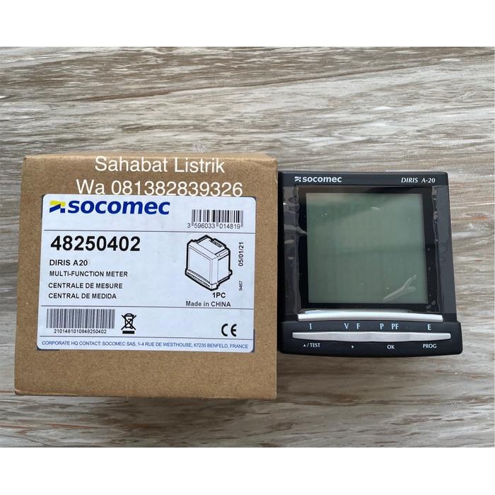 Jual SOCOMEC DIRIS A20 DIGITAL POWER METER | Shopee Indonesia