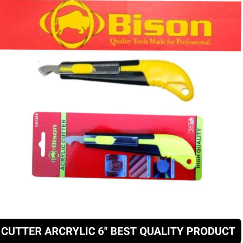 Jual bison cutter acrylic / acrylic / mika / plastikRUSTY | Shopee Indonesia