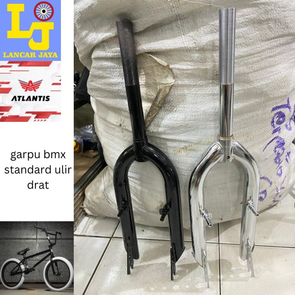 Jual ATLANTIS Fork BMX Ulir Standar 22.2 21.1 20" Inch Garpu Depan ...