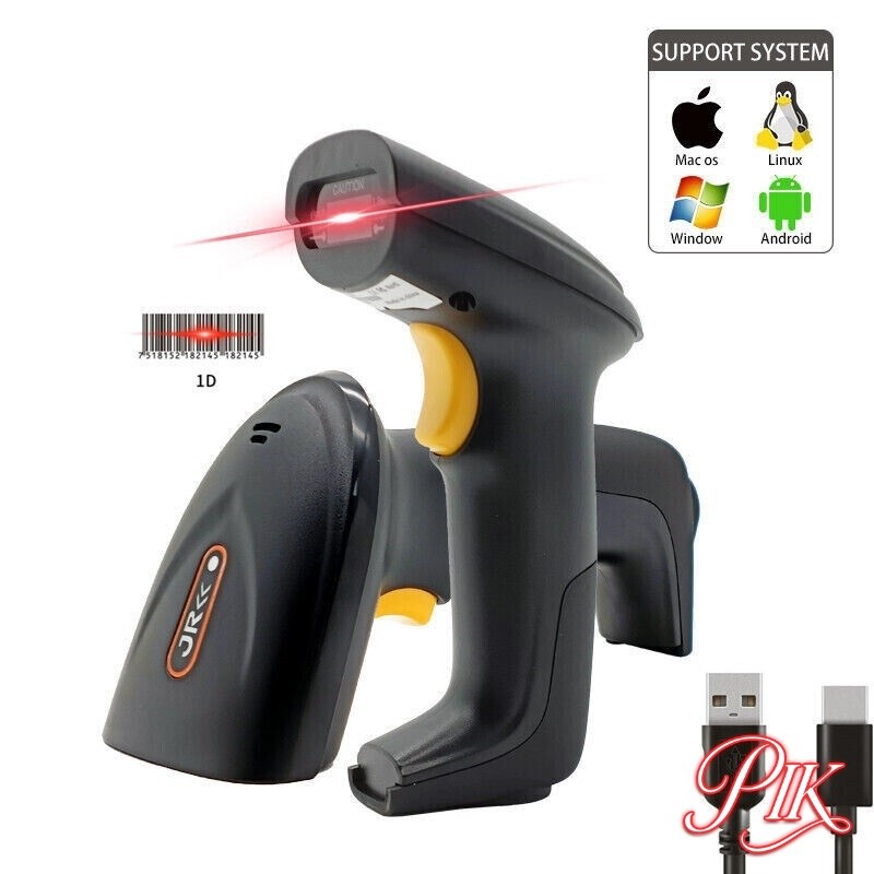 Jual Apazada 1D Wired Barcode Scanner JR HC-710 Series / Barcode Scanner Plug / Laser Scanner ...