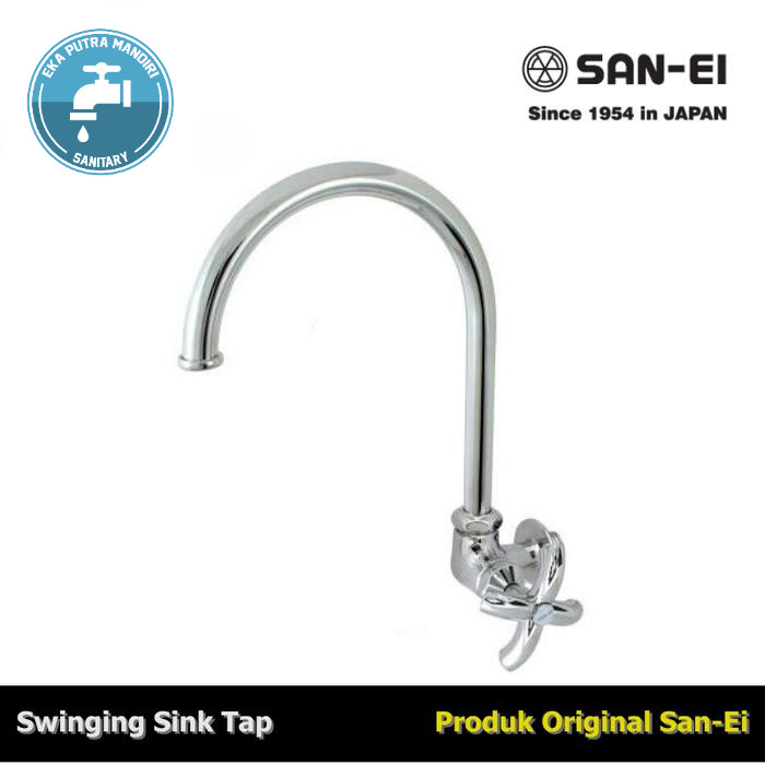 Jual San-Ei Kran Dapur A28JP | Keran Angsa Sink Sanei A 28 JP - Tembok | Shopee Indonesia
