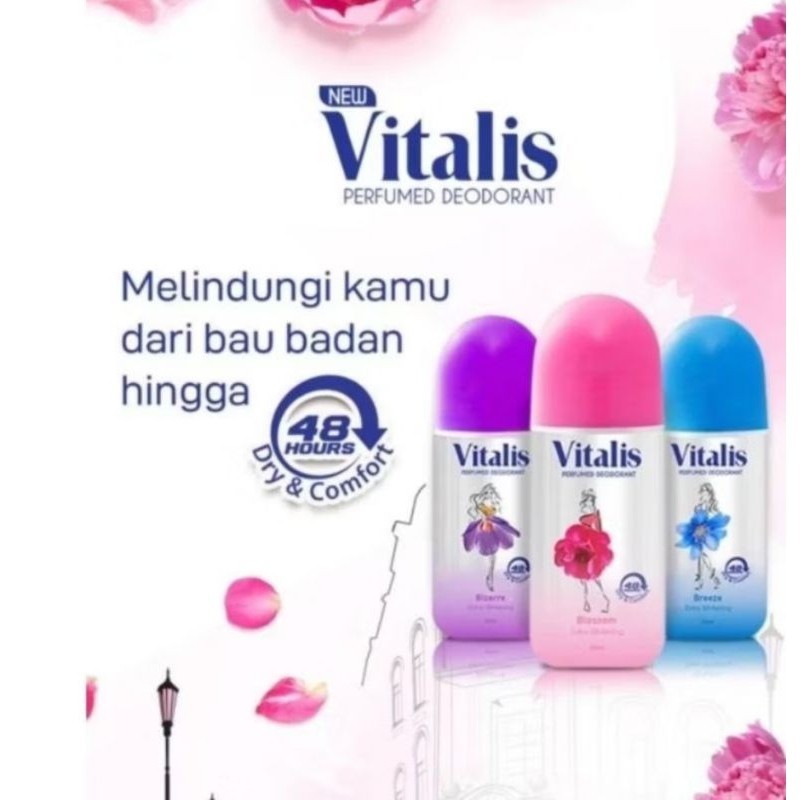 Jual Vitalis Deodorant Roll On 25 mL | Random | Biru | Kuning | Orange ...