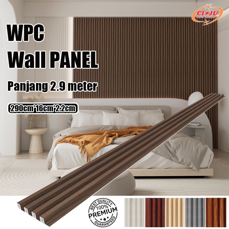 Jual KOWASHOP Wood WPC Wall Panel 2.9Meter x16cm Anti Rayap Dan Anti ...