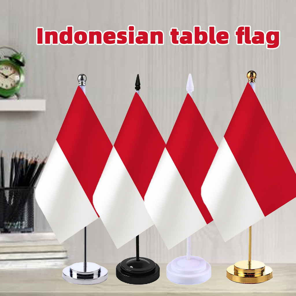 Jual Stand Tiang Bendera Meja Bendera meja indonesia Stand Bendera ...