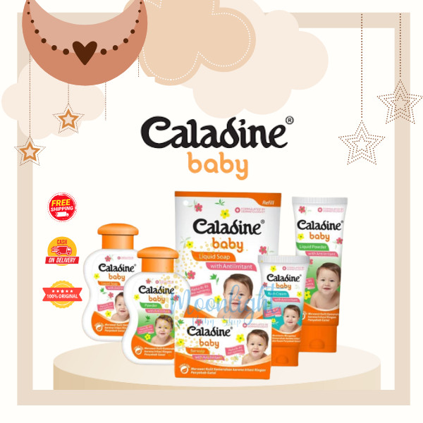 Jual Caladine Baby Liquid Powder / Bar Liquid Soap / Rash Cream / Baby ...