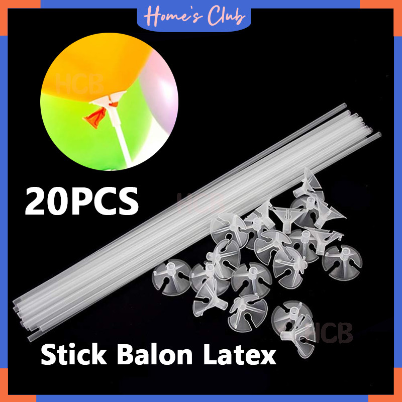 Jual Stick Cup Balon 100pcs / Stick Balon Latex / Gagang Balon | Shopee ...